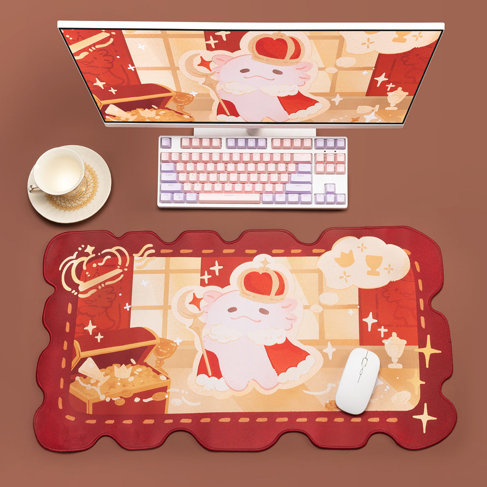 WISHAVEN Axolotl King Mouse Pad – Wishaven