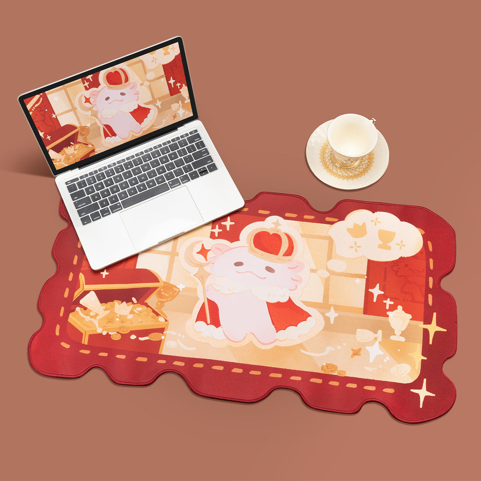 WISHAVEN Axolotl King Mouse Pad – Wishaven
